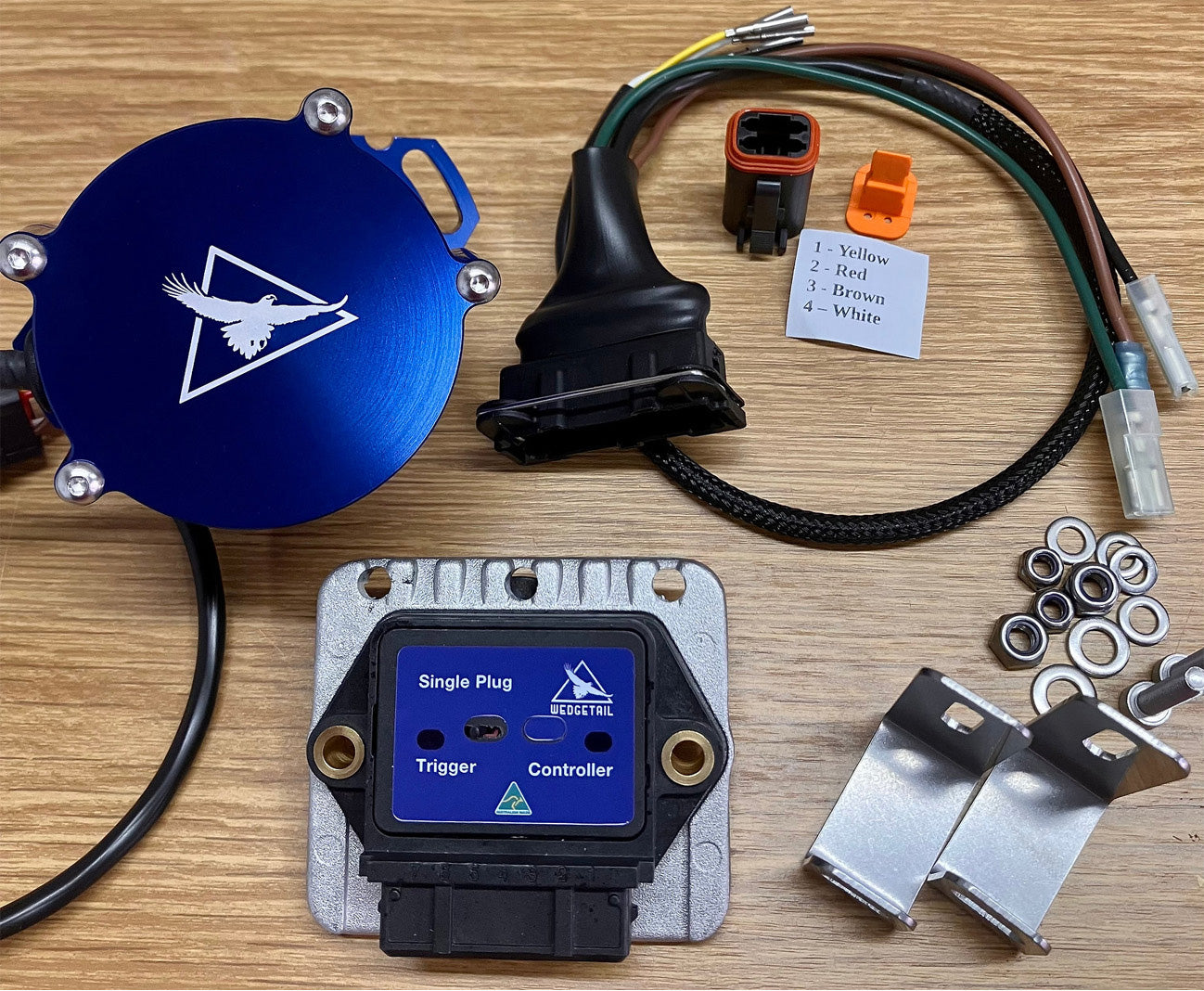 Single Controller / Double Ignition Trigger (one is a backup) System